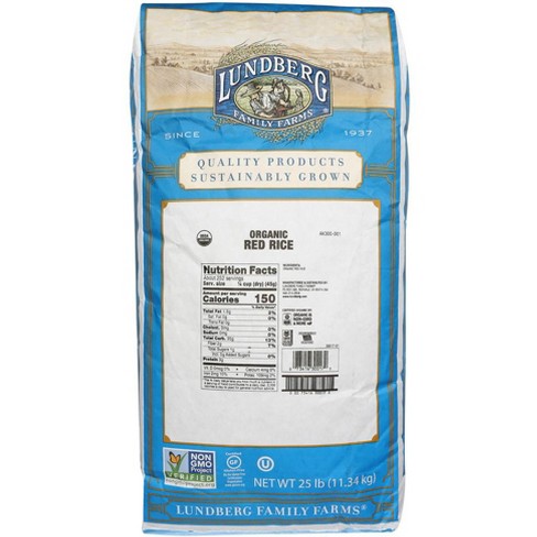 Lundberg Rice Red Jasmine California Organic - 25lb : Target