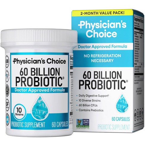 Physician's Choice 60 Billion Probiotic With Prebiotic Capsules - 60ct ...