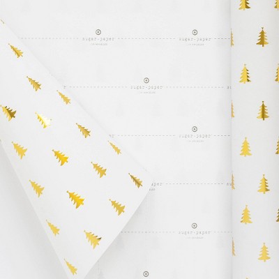 Jam Paper Gold Glitter Gift Wrapping Paper Roll - 1 Pack Of 25 Sq. Ft ...