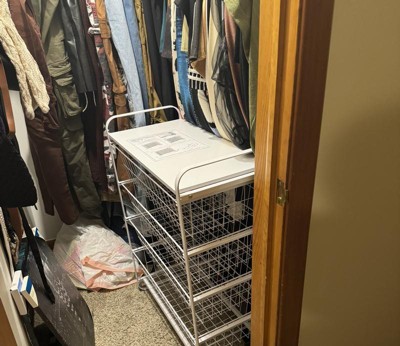 4 Drawer Metal Storage Organizer White - Brightroom™ : Target