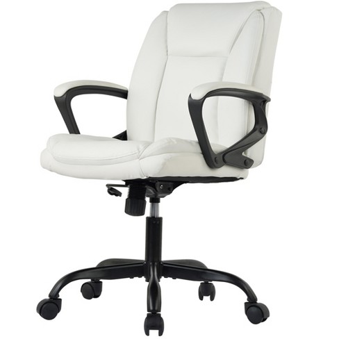 Fdw Pu Leather Task Chair Home Office Chair Ergonomic Desk Chair With ...