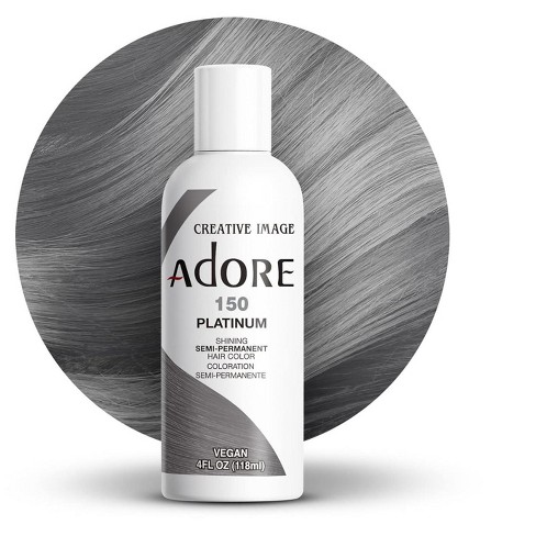 Creative Image Adore Semi-permanent Hair Color - 150 Platinum - Haircolor Dye : Target