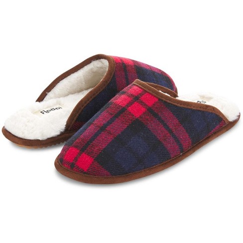 Floopi Women's Kelly Plaid Scuff Slippers : Target