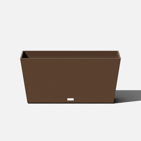 Veradek Pure Series Midori 31" Plastic Planter - Espresso : Target
