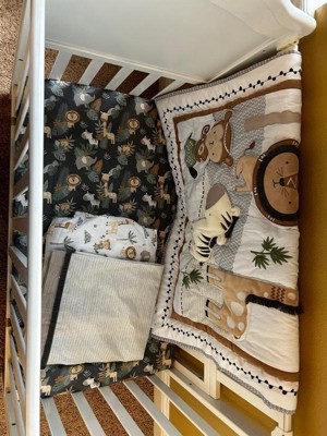 The Peanutshell Organic Crib Bedding Set For Baby Boys And Baby Girls ...