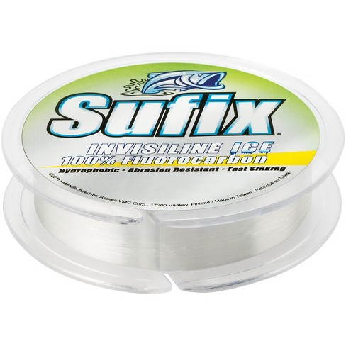 Sufix 50 Yard Invisiline Ice Fluorocarbon Fishing Line - 2 Lb. Test ...