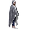Catalonia Hooded Blanket Cape | Wearable Blanket Wrap With Hand Pockets ...