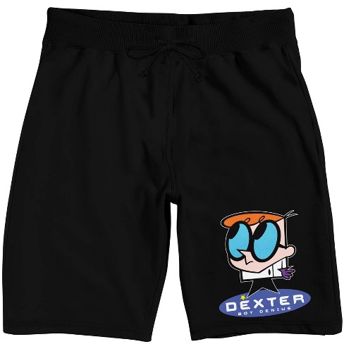 Dexter's Laboratory Boy Genius Men's Black Sleep Pajama Shorts : Target
