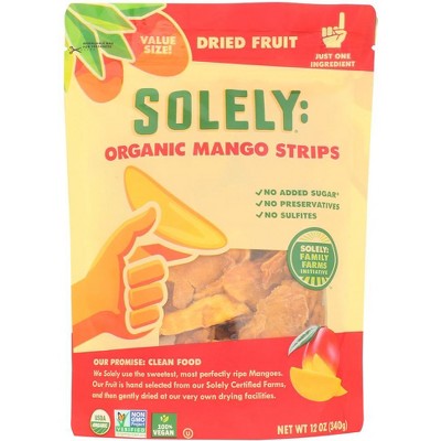 Solely Dried Fruit Organic Mango - Pack Of 6 - 5 Oz : Target