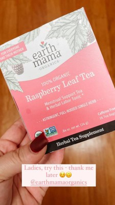 Earth Mama Organics Raspberry Leaf Tea - 0.84oz : Target