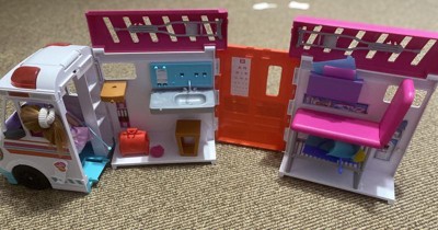 Barbie Transforming Ambulance And Clinic Playset (target Exclusive ...