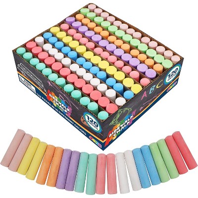 Syncfun 120 Pack Sidewalk Chalk For Kids, Giant Box Non-toxic Jumbo ...
