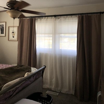 Blackout Velvet Window Curtain Panel - Threshold™ : Target