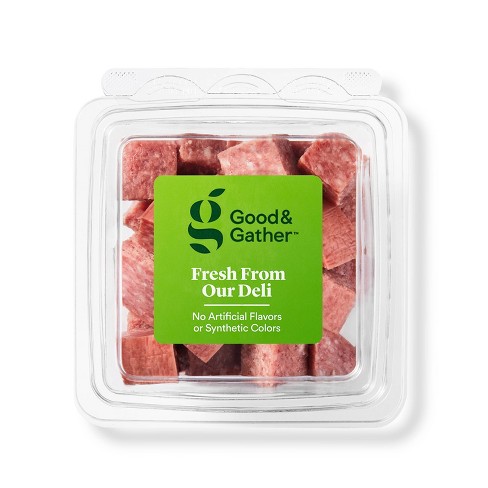 Cubed Salami Snack Cup - 6oz : Target