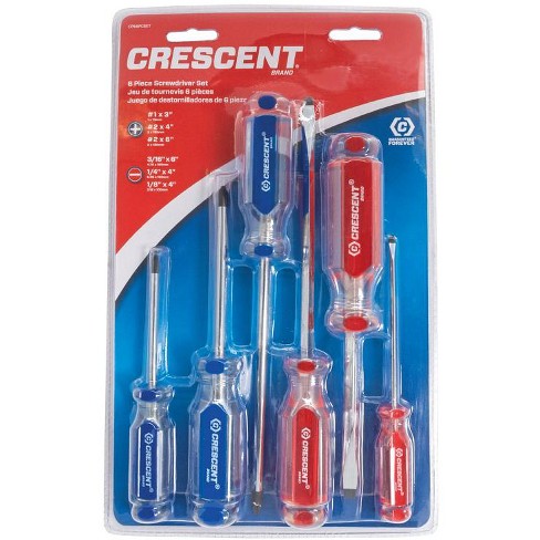 Crescent Phillips/slotted Screwdriver Set 6 Pc : Target