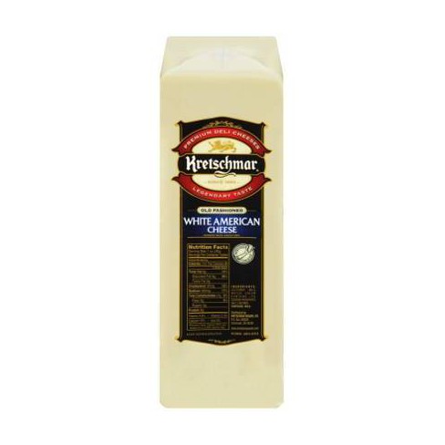 Kretschmar White American Cheese - Price Per Lb : Target
