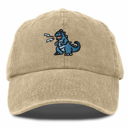 Dalix Giant Lizard Kaiju Embroidered Cotton Dad Hat Baseball Cap ...