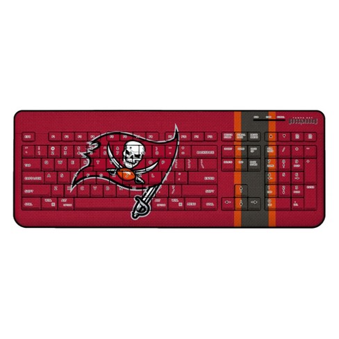 Keyscaper Tampa Bay Buccaneers Stripe Wireless Usb Keyboard : Target