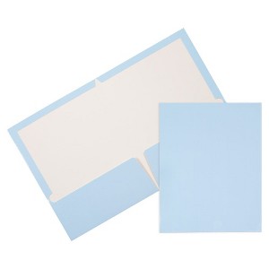 JAM PAPER Laminated Two Pocket Glossy Folders : Target