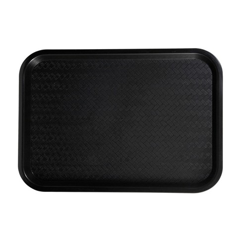 Winco Plastic Cafeteria Tray, Rectangular, 10" X 14", Black - Pack Of 6 ...