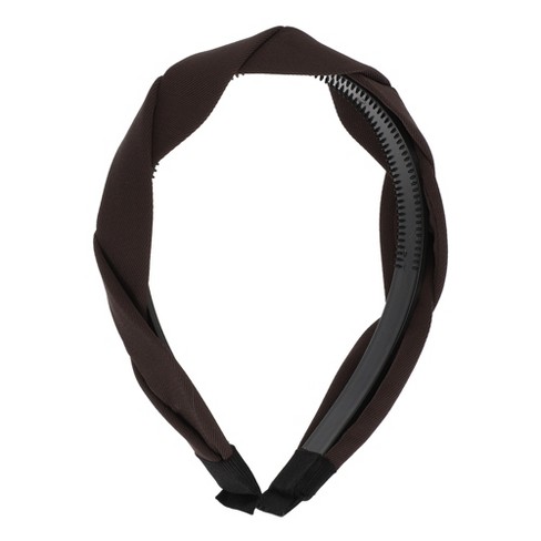 Unique Bargains Women's Braided Headbands 1 Pc Coffee Color : Target