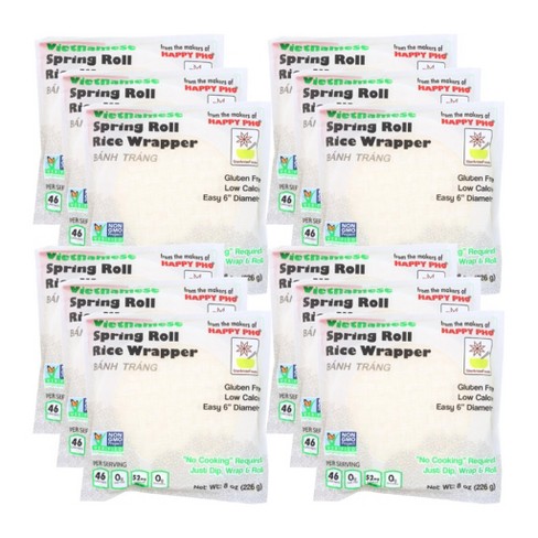 Star Anise Foods Spring Roll Rice Wrapper - Case Of 12/8 Oz : Target