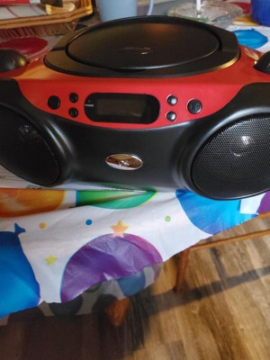 Gpx Cd, Am/fm Boombox - Red (bc232r) : Target