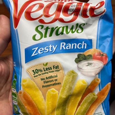 Sensible Portions Zesty Ranch Garden Veggie Straws - Case Of 24 - 1 Oz ...