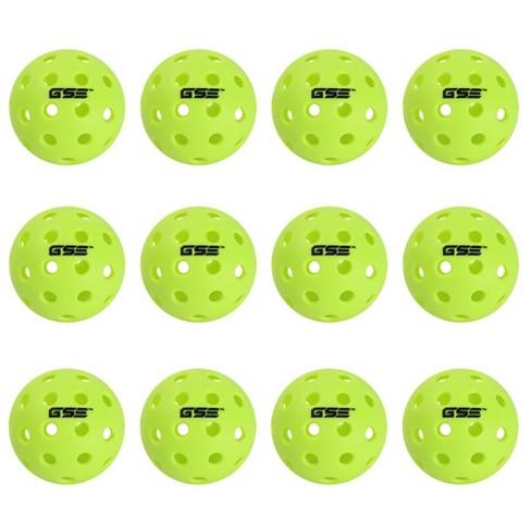 Outdoor Green Pickleballs (set Of 12) : Target