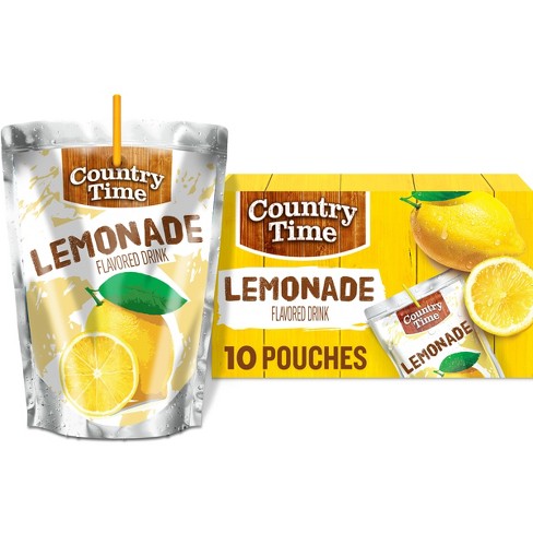 Country Time Lemonade - 10pk/6 Fl Oz Pouches : Target
