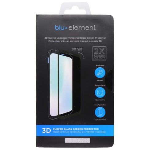 Blu Element 3d Curved Glass Screen Protector For Tcl 20 Pro 5g - Clear ...