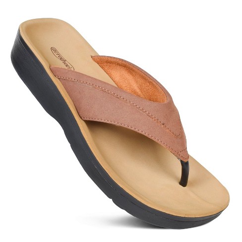 Aerothotic - Tera Women's Comfortable Arch Support Flip Flops : Target
