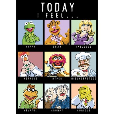 Boy's The Muppets Mood Chart T-shirt : Target