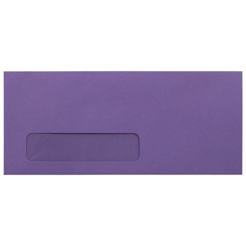 Jam Paper #10 Business Colored Window Envelopes - 4 1/8 X 9 1/2 ...