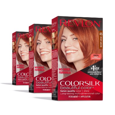 Revlon Colorsilk Beautiful Color 100% Gray Coverage Ammonia-free ...