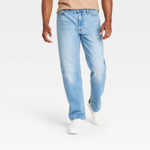 Men's Relaxed Fit Jeans - Goodfellow & Co™ Light Wash 36x30 : Target