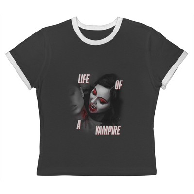 Rerun Island Women Life-Of-A-Vampire Music Pop Culture Short Sleeve ...