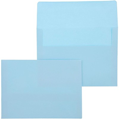Juvale 96 Pack Light Blue 5x7 Envelopes For Invitations, A7 Size For ...