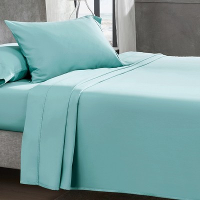 Teal Twin Xl Sheet Set - 100% Pure Cotton Sateen Weave, 400 Thread ...