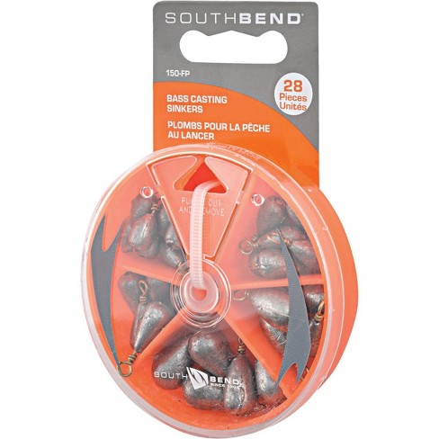 Southbend 28-piece Bass Casting Sinker Kit Assortment 150-fp : Target