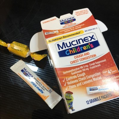 Mucinex Children's Cough & Chest Congestion Medicine - Orange Creme ...