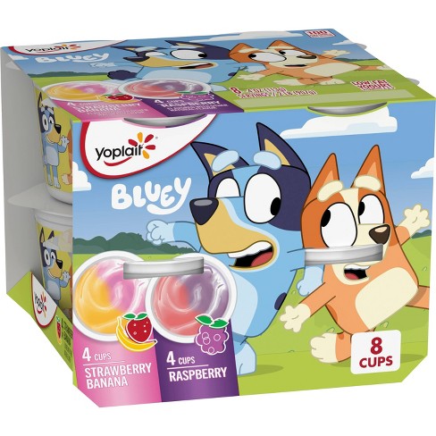 Yoplait Bluey Yogurt Raspberry/strawberry Banana - 32oz/8ct : Target