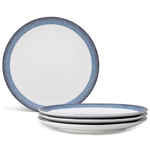 Noritake Colorscapes Layers Navy Set Of 4 Coupe Dinner Plates : Target