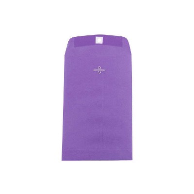 Jam Paper 9 3/4'' X 11 1/2'' 12pk Plastic Envelopes With Hook & Loop ...