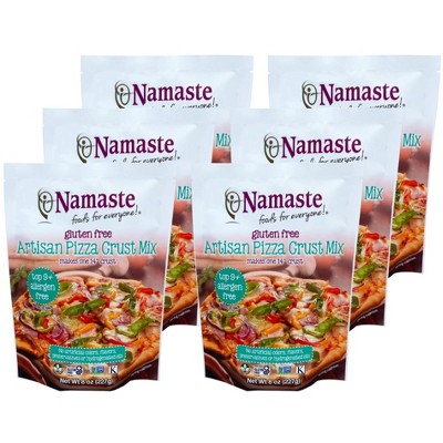 Namaste Foods Artisan Pizza Crust Mix - Case Of 6/8 Oz : Target