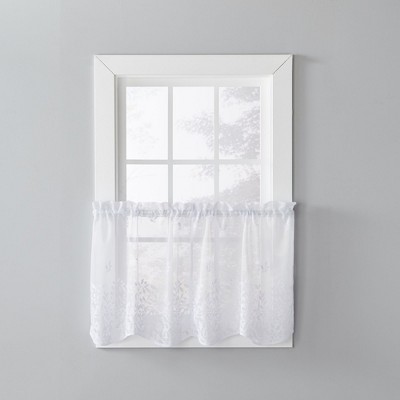 Saturday Knight Ltd Touch Of Spring Attractive Window Tier - 2 Piece ...
