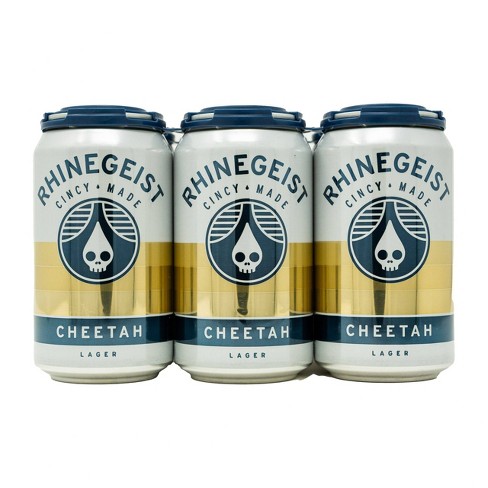 Rhinegeist Cheetah Lager Beer - 6pk/12 Fl Oz Cans : Target