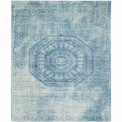 Valencia Val205 Power Loomed Area Rug Blue / Multi 8' X 10' - Safavieh ...