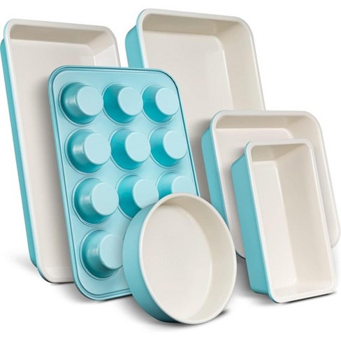 Nutrichef Stackable Non-stick Oven Pan Baking Sheet Set - 6-piece ...