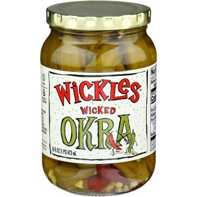 Wickles Wicked Okra - Case Of 6 - 16 Oz : Target